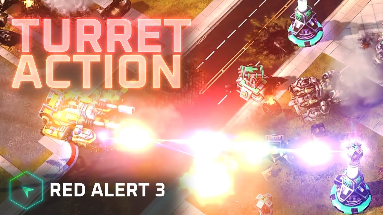 Turrets Only? Sure. Red Alert 3 (Live Stream VOD) - YouTube