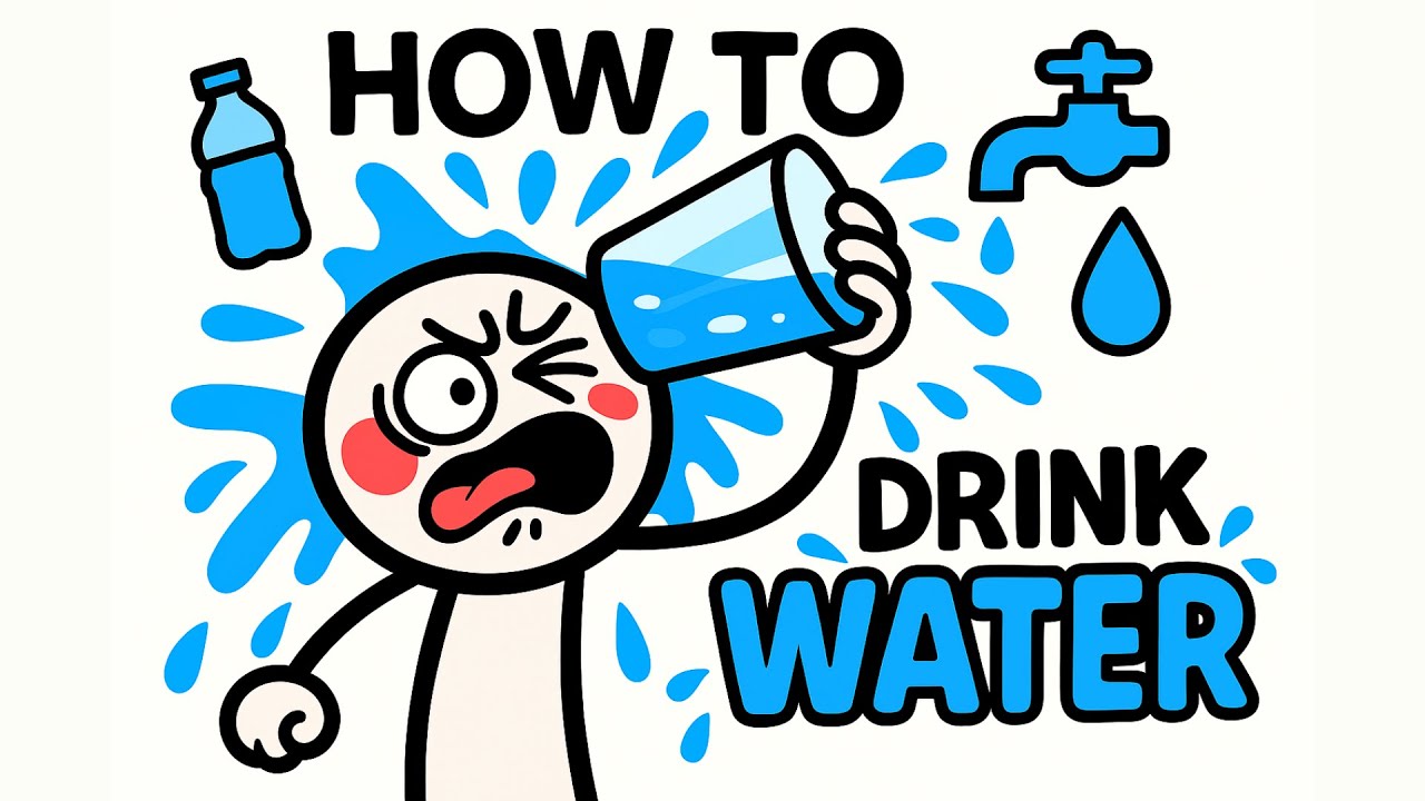 How to Drink Water – A Step-by-Step Guide (Tutorials for Dummies) - YouTube