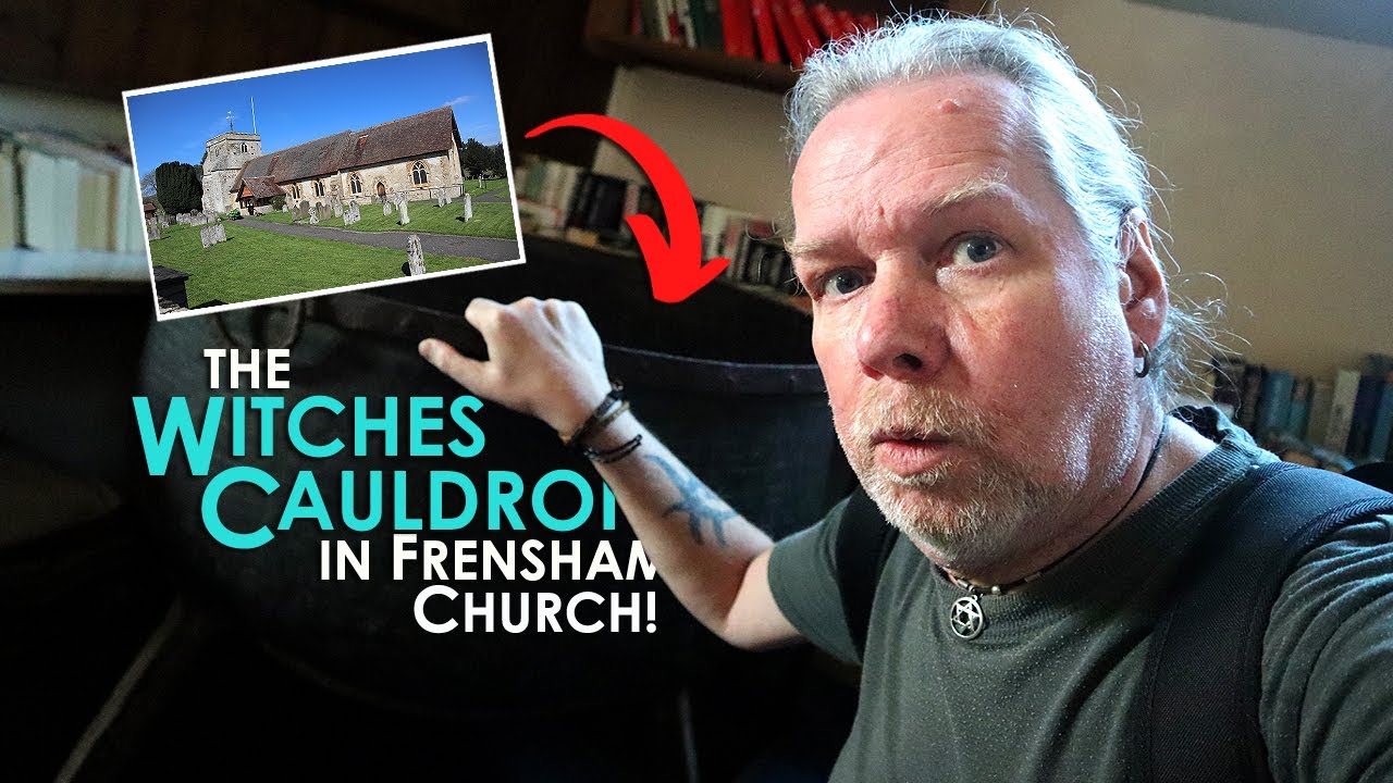 The WITCHES CAULDRON in Frensham Church! - YouTube