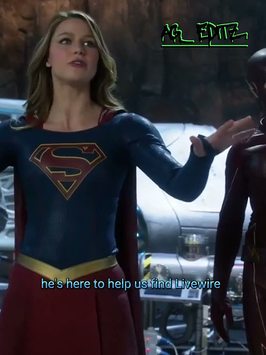Supergirl S1 E18 National City Needs The Flash Lucy Lane Meets Barry Allen Theflash