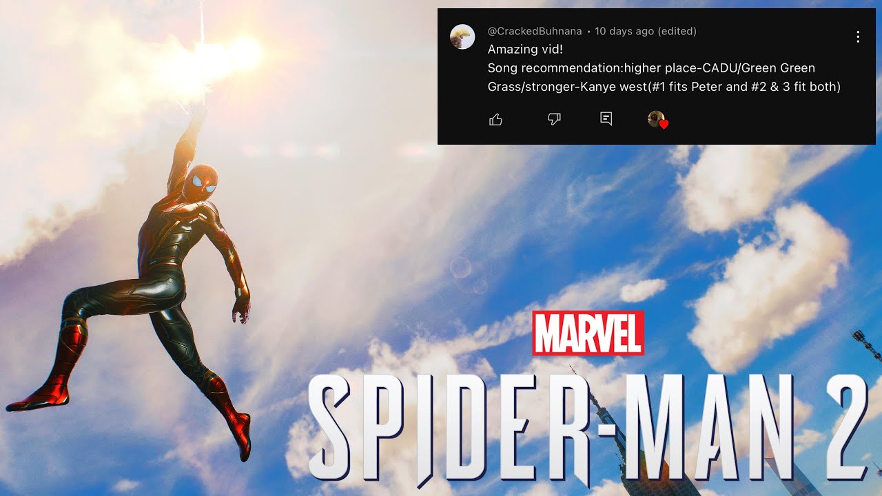 Higher Place - CADU! | Marvel's Spider-Man 2 Chill Swinging To Music ...
