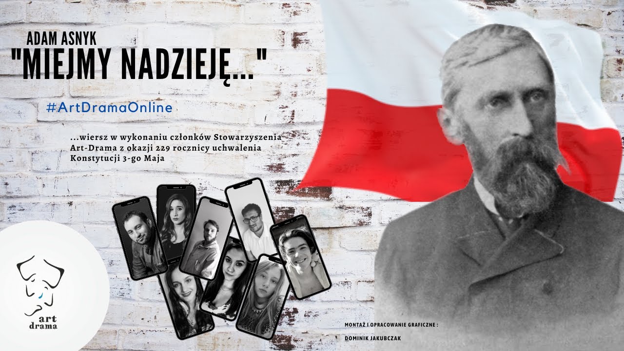Adam Asnyk - „Miejmy nadzieję...” | #ArtDramaOnline - YouTube