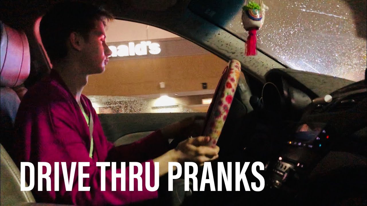 Drive Thru Pranks *OUR FIRST VIDEO* - YouTube