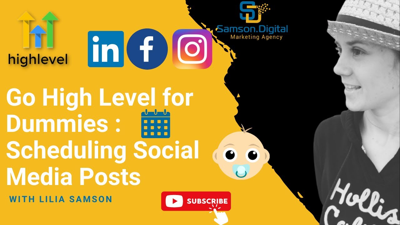Scheduling Social Media Post via Go High Level - YouTube