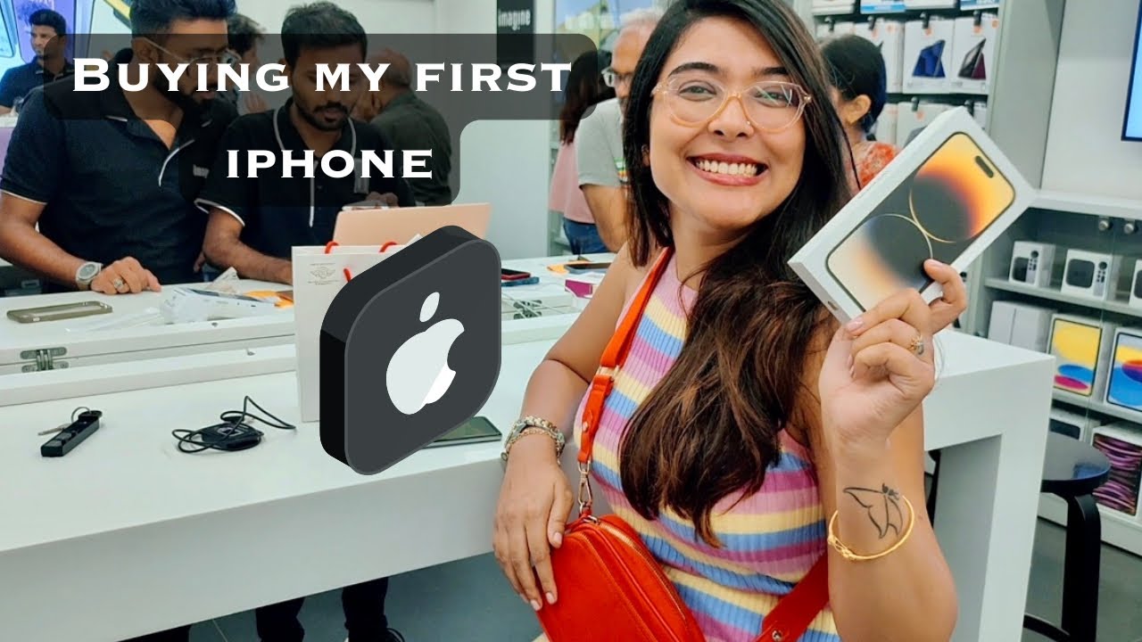 Vlog | Buying my first iPhone from imagine store - YouTube