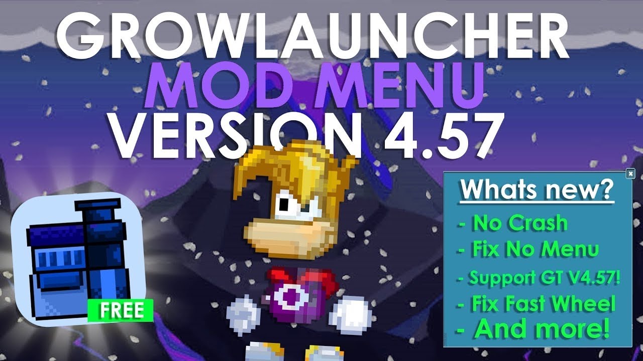 GROWTOPIA GROWLAUNCHER | MOD MENU POWERKUY V4.57 ANDROID | PC VERSION ...