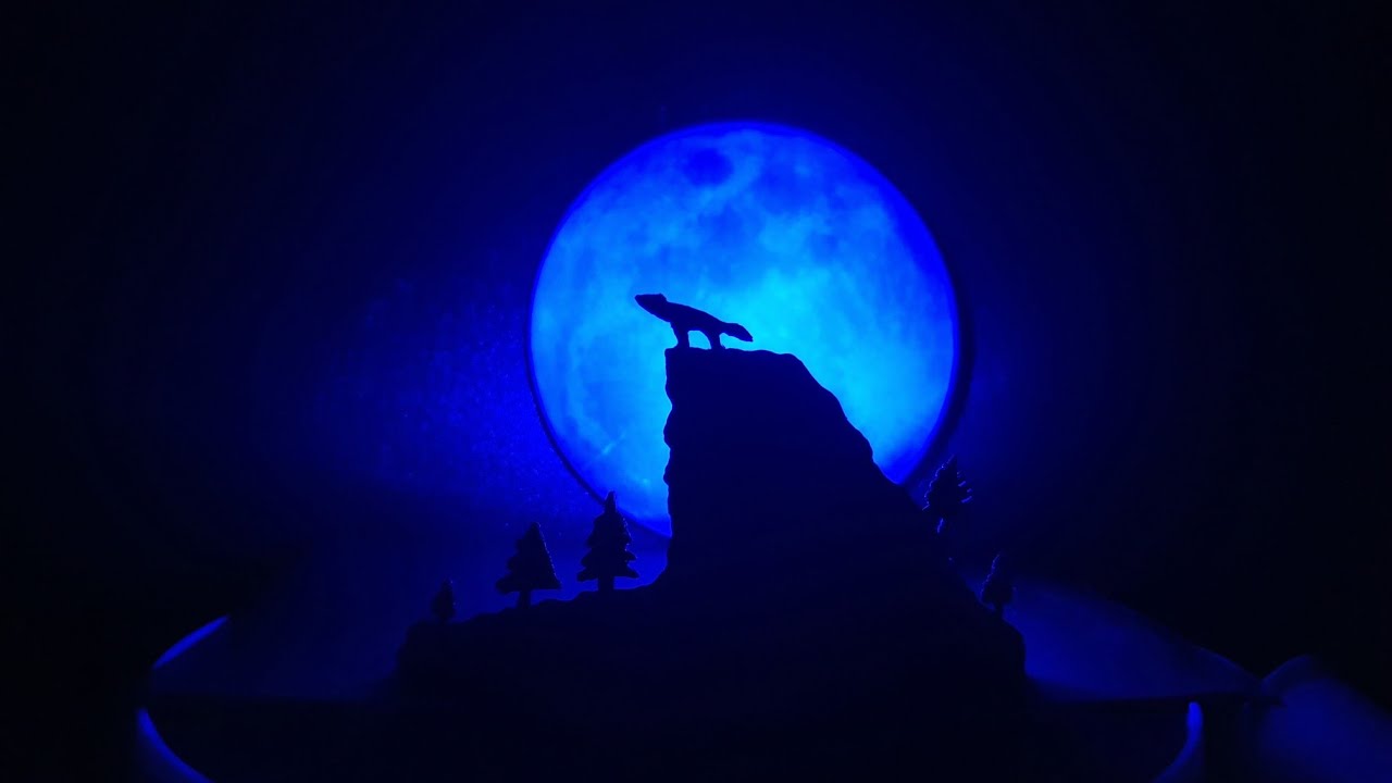 3D pen Moon and Wolf (달 그리고 늑대) - YouTube