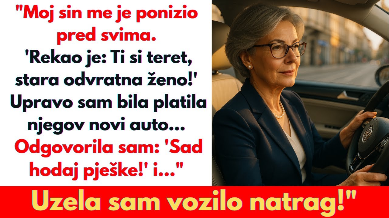 MOJE DIJETE ME PONIZILO PRED SVIMA - REKAO DA SAM 'TERET', PA SAM ...