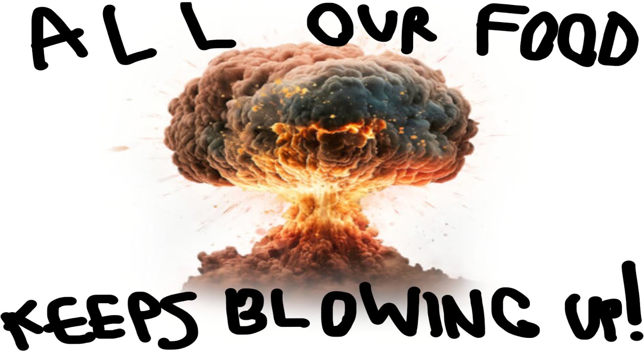 ALL OUR FOOD KEEPS BLOWING UP! - YouTube