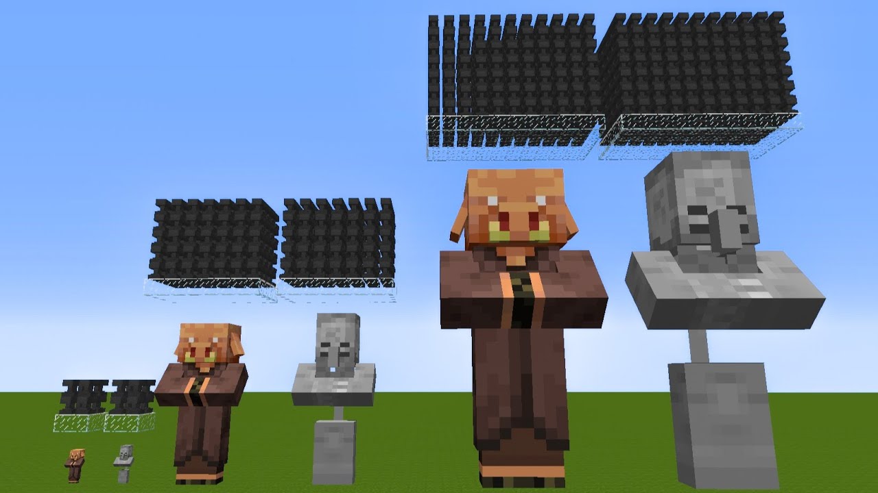 Villager Piglin or Villager Skeleton. - YouTube