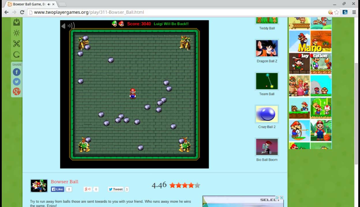 The Greatest Bowser Ball Score EVER! - YouTube