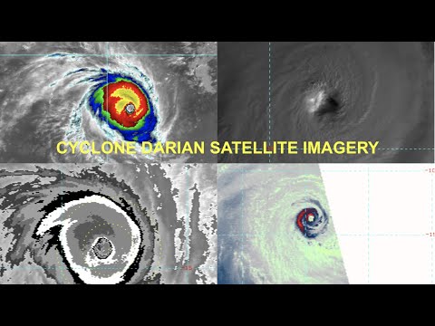 Cyclone Darian 2022 Satellite Imagery - YouTube