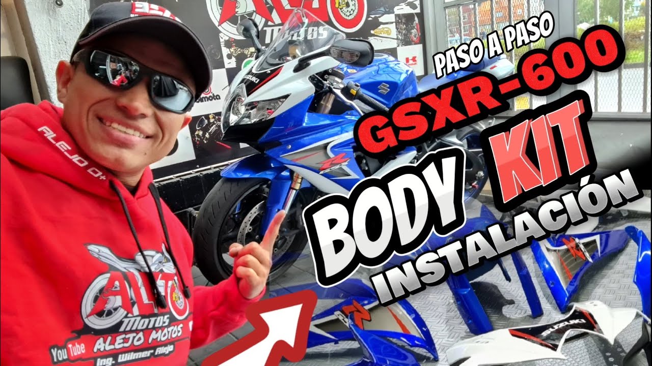 ENSAMBLE DE CARENADOS 🔧/ GSXR-600 / 💯 BODY KIT ASSEMBLY 💯/ Instalación ...