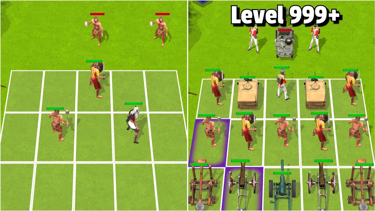 Level 999+ In Army Evolution Merge And Battle Game - YouTube