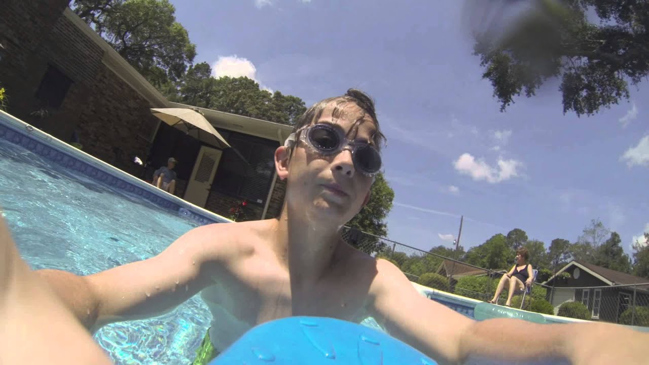 GoPro at the pool - YouTube