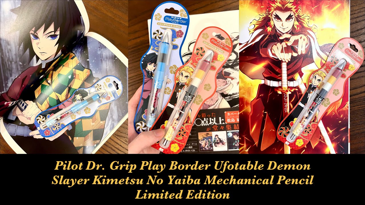 Pilot Dr. Grip Play Border Demon Slayer Mechanical Pencil Limited ...