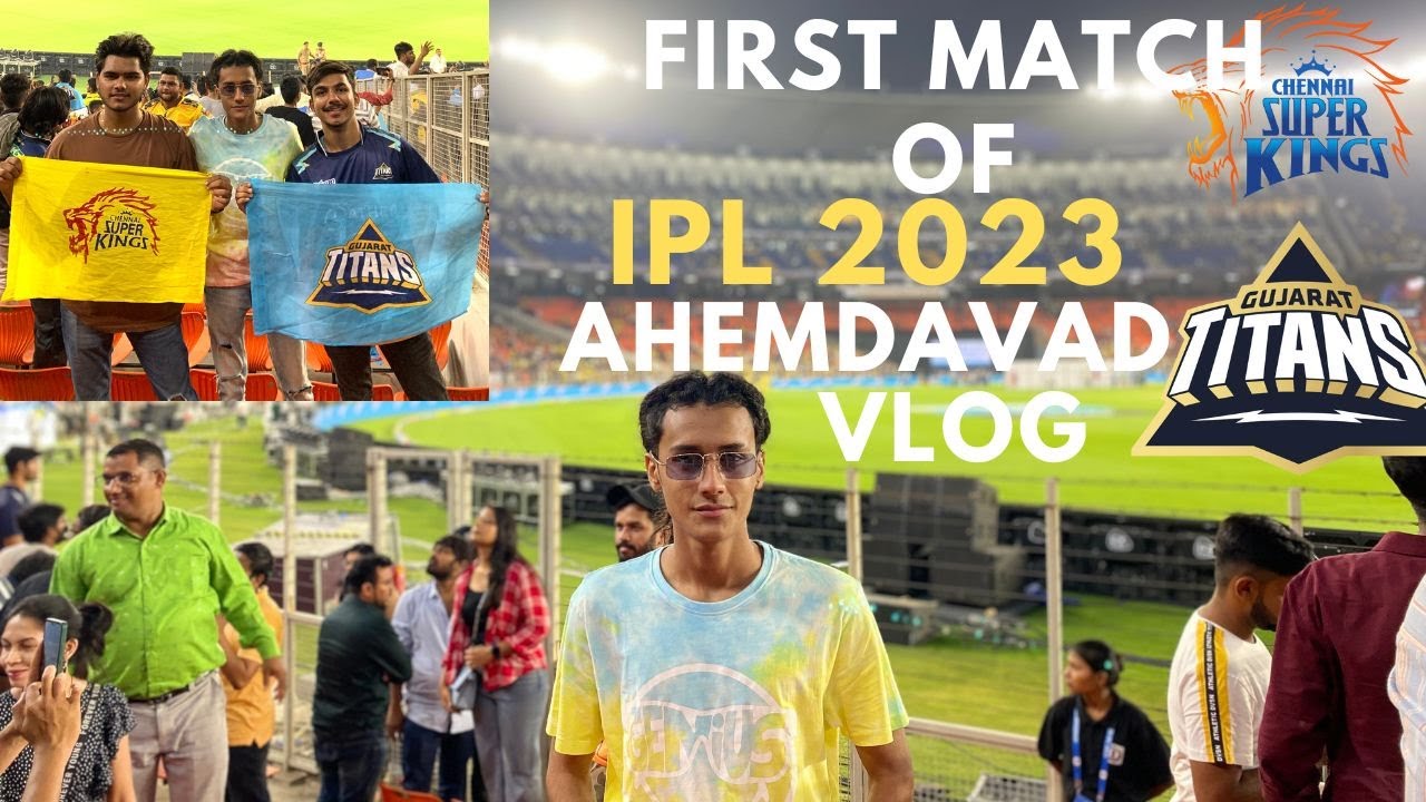 FIRST IPL MATCH OF 2023 | MOTERA STADIUM AHEMDAVAD | CSK VS GT | GT WON ...
