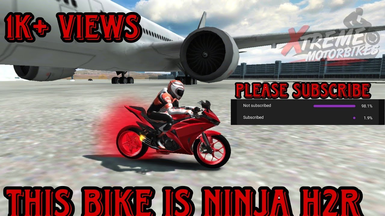 I'm paly xtreme motor bike game whit ninja h2r red color bike 🏍 - YouTube
