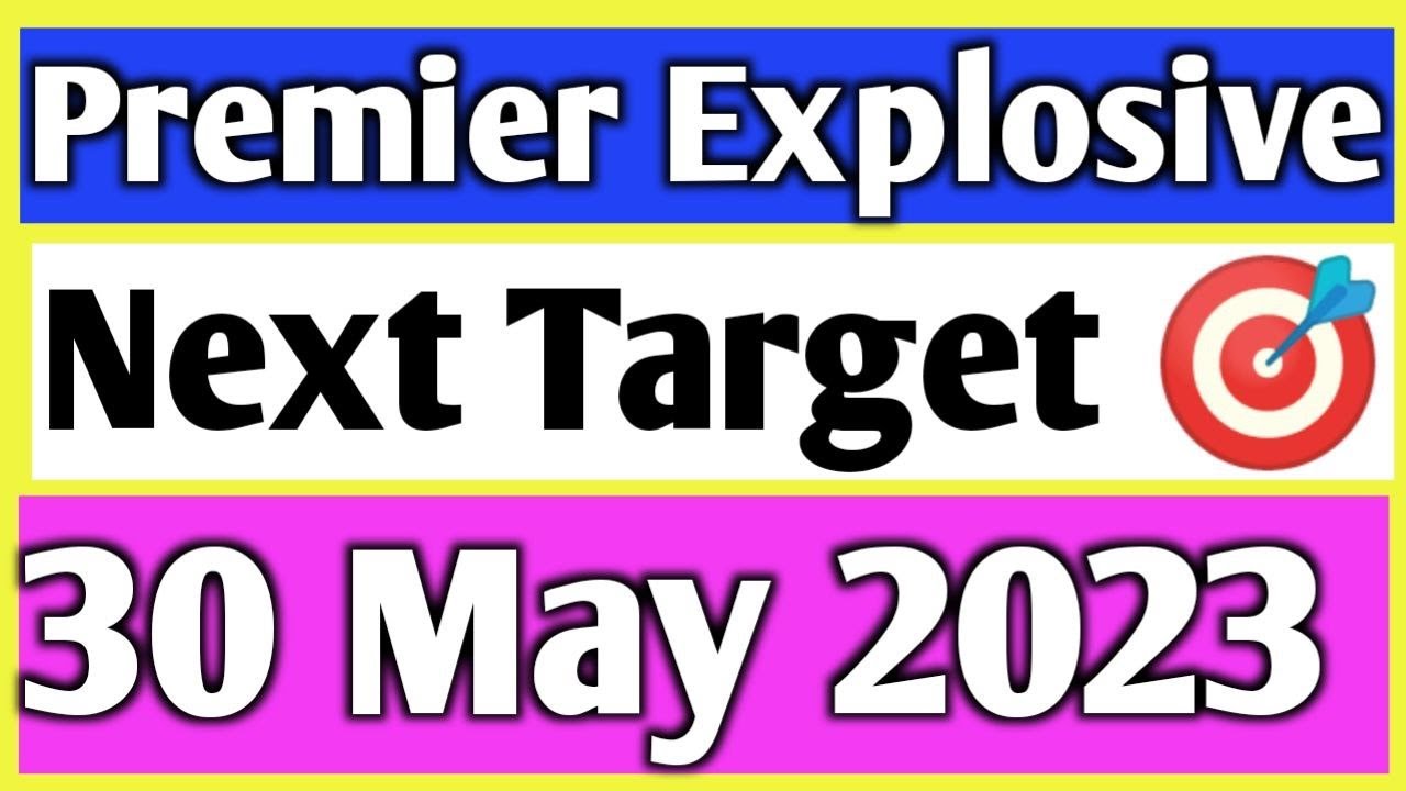 premier explosives limited share, premier explosives limited share ...