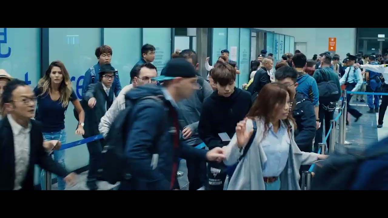 Shock Wave 2 2020 train station boom blast scene - YouTube