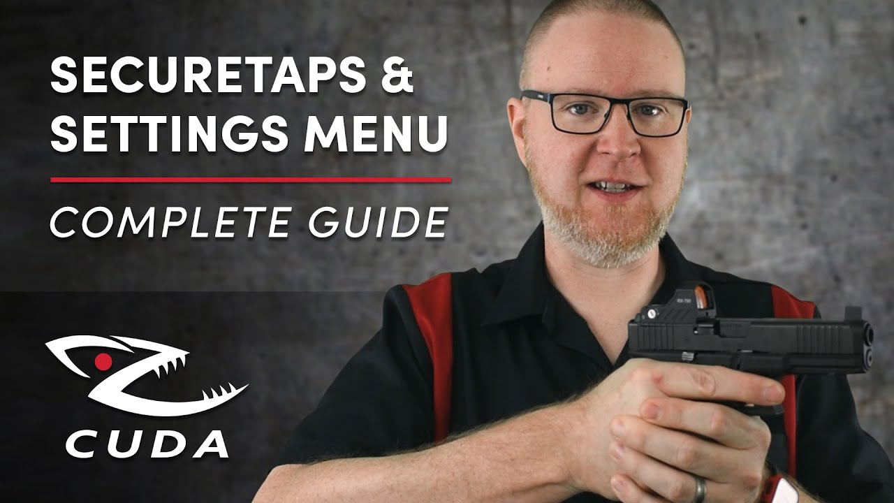SecureTaps & Settings Menu (Complete Guide) - Cuda Reflex Sights - YouTube