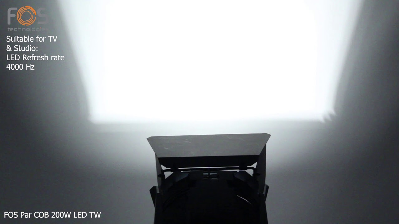 FOS Par COB 200W LED TW - YouTube