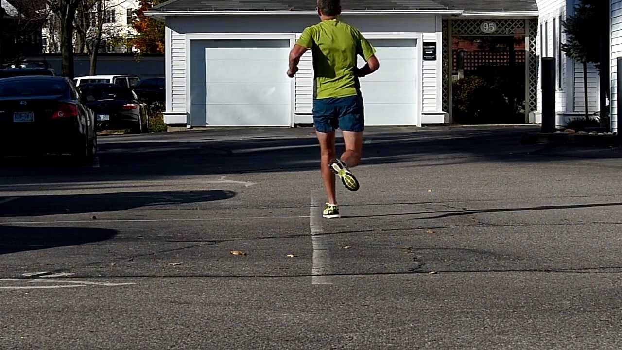 Sam's Running Form - Rear View - YouTube