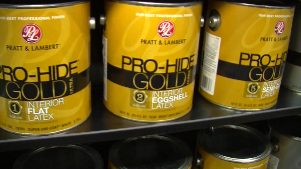 Pratt & Lambert Pro Hide Gold Ultra paint - YouTube