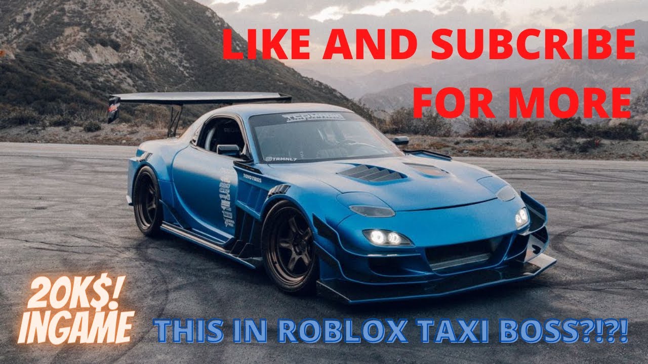 Buying the Matsuda RTX In Roblox Taxi Boss - YouTube