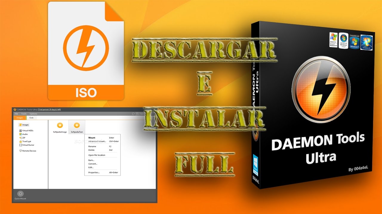 Como descargar e instalar DAEMON Tools Ultra | Para ISO - YouTube