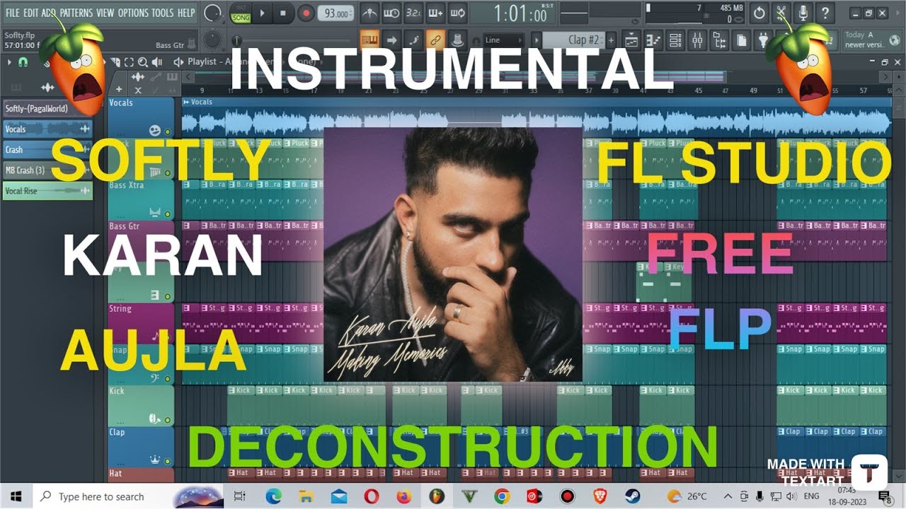 Softly-Karan Aujla Instrumental Deconstruction Fl Studio 21 Free Flp ...