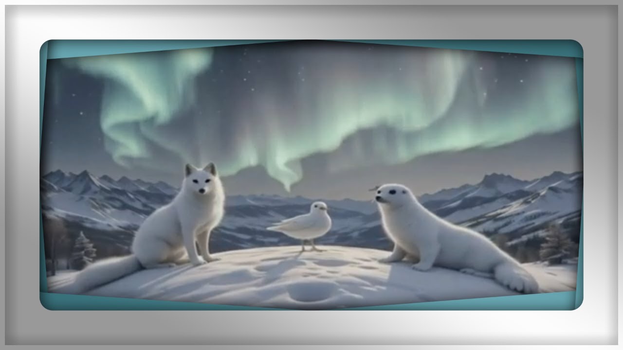 Frosty Best Friends Traveling In The Shimmering Snow - Under Iceland’s ...