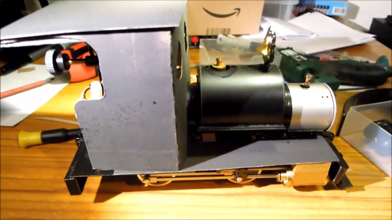 Modification of G scale live steam Porter part 3 - YouTube