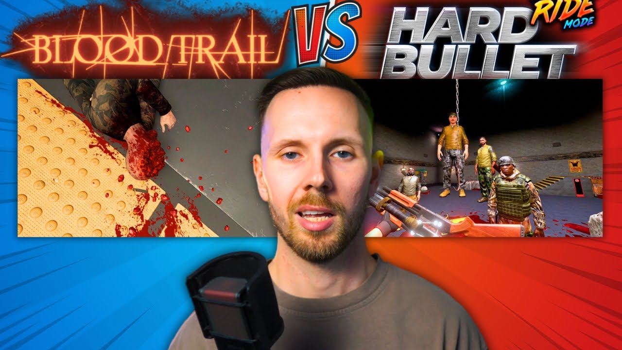 Blood Trail Vs. Hard Bullet! Which Gory VR Game Is BEST?... - YouTube