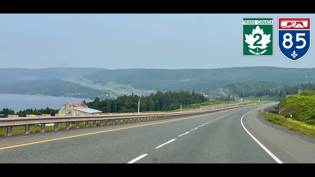 Autoroute 85 & Route 2 - Rivière-du-Loup, QC to Edmundston, NB - Trans ...