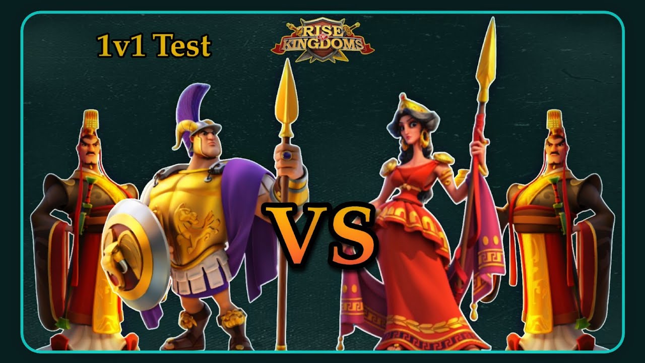 Pyrrhus/Liu Che VS Gorgo/Liu Che - Rise of Kingdoms - YouTube