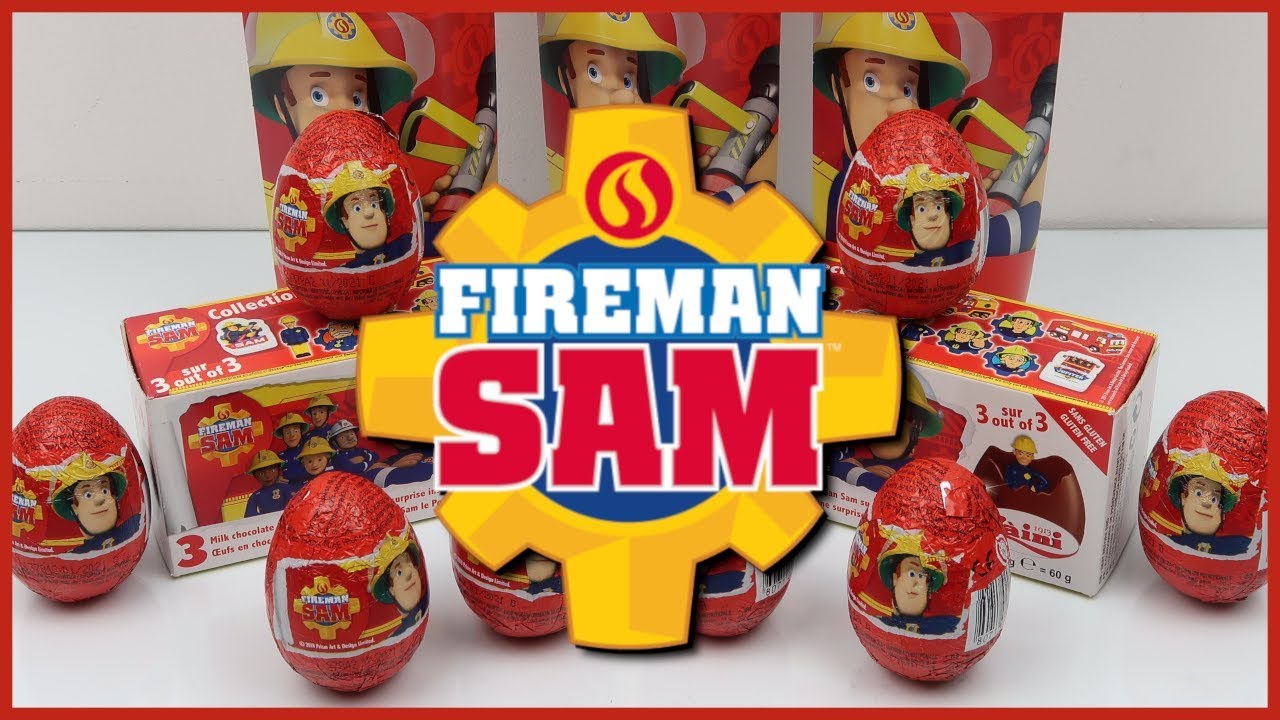 14 Zaini Surprise Eggs Fireman Sam, Strażak Sam Jajko Niespodzianka ...