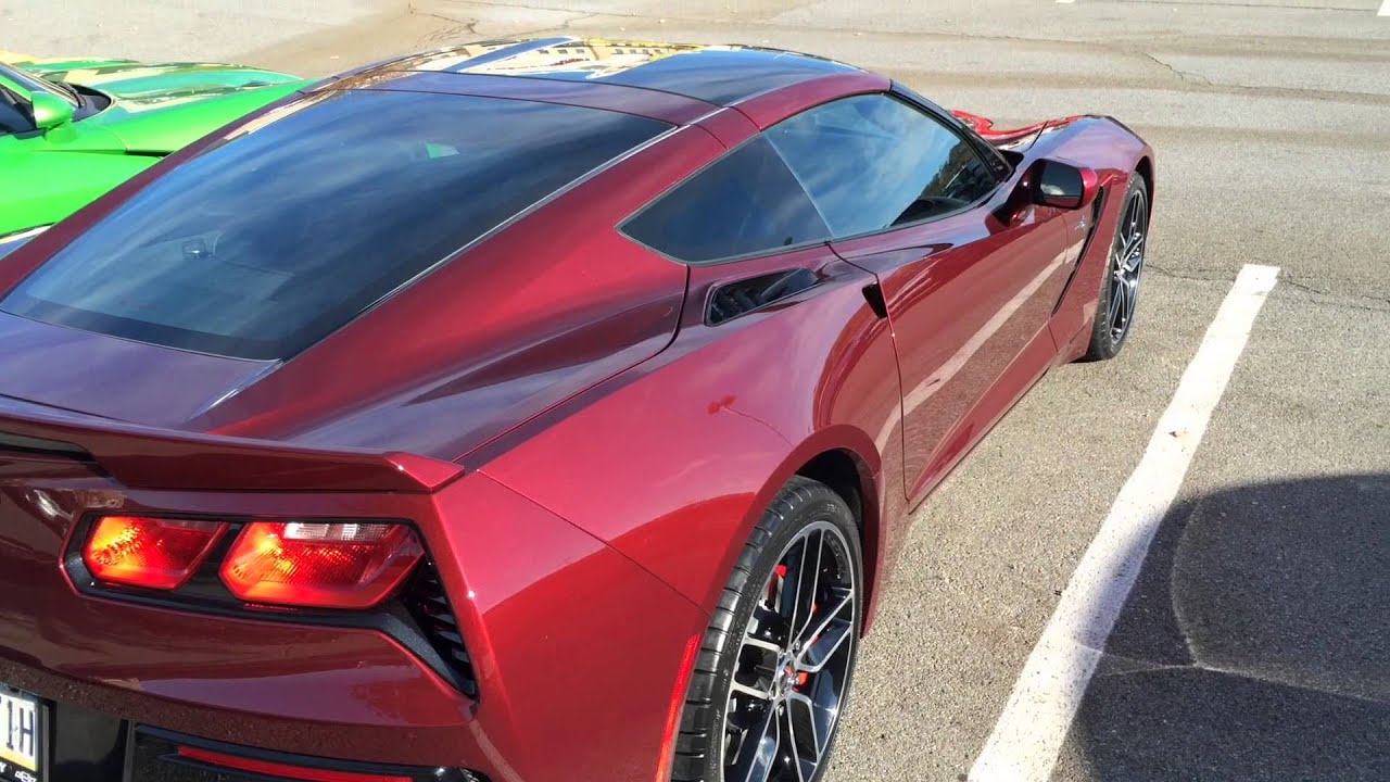 New 2016 C7 Color Long Beach Red! - Do You Like It? - YouTube
