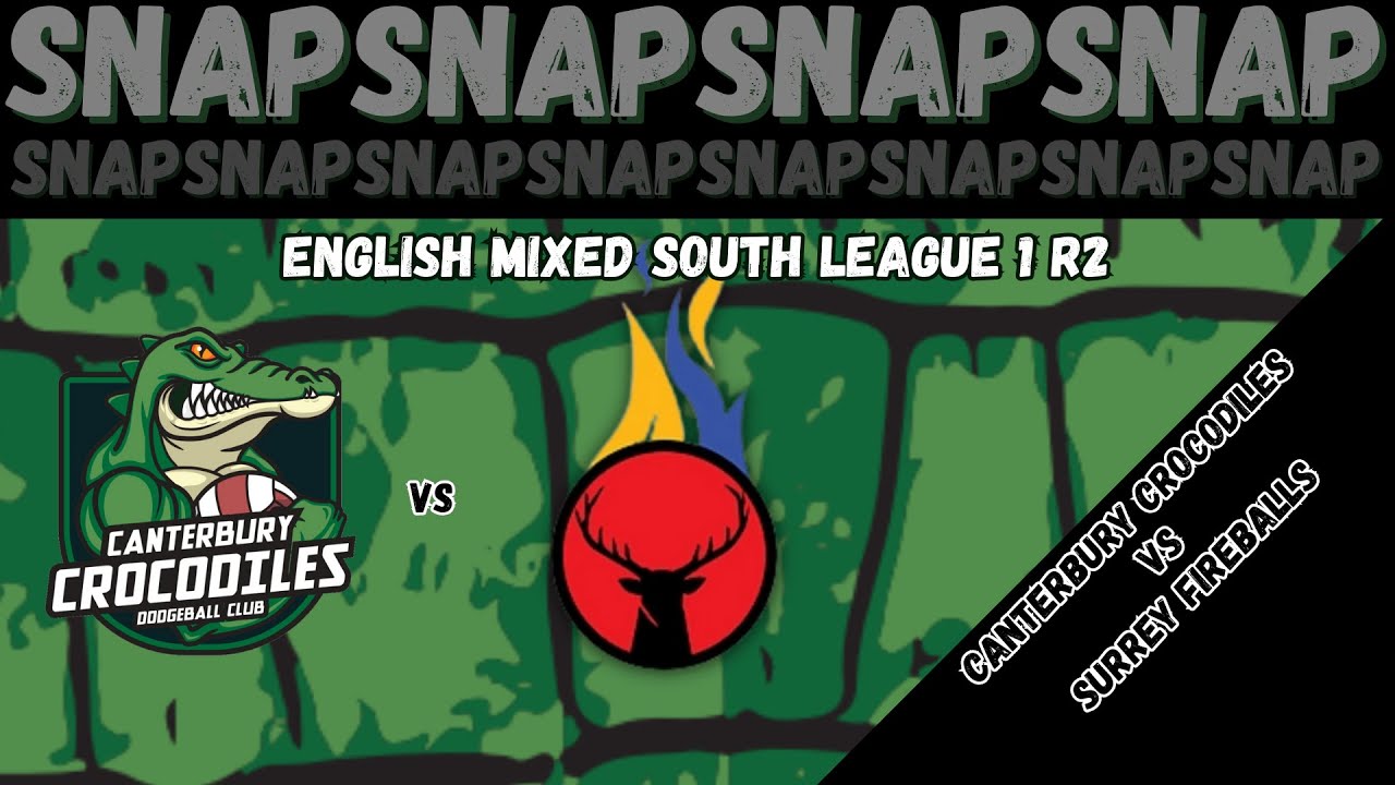 Canterbury Crocodiles vs Surrey Fireballs | English Mixed League South ...