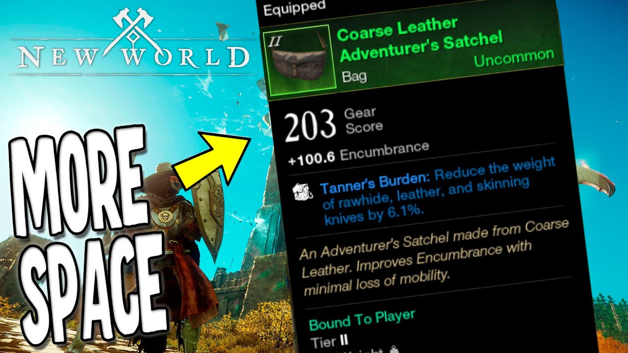 How To Increase Your Storage Capacity in New World - Carry More ...