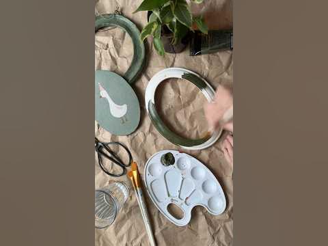 Рама для картины своими руками. Отливка, домик для гуся #гусь - YouTube