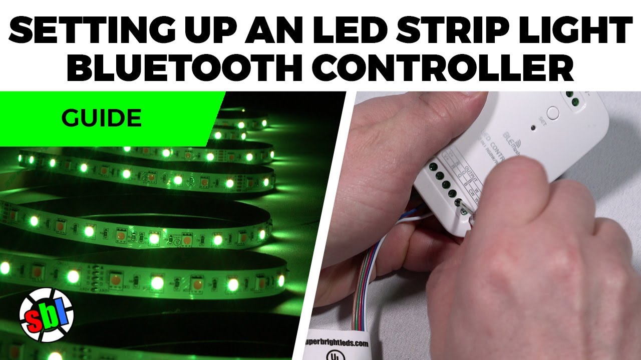 Setting Up an LED Strip Light Bluetooth Controller - YouTube