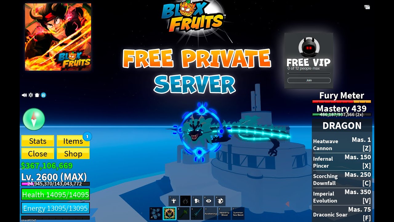 Blox Fruits Free Vip Server [Free Private Server] - YouTube