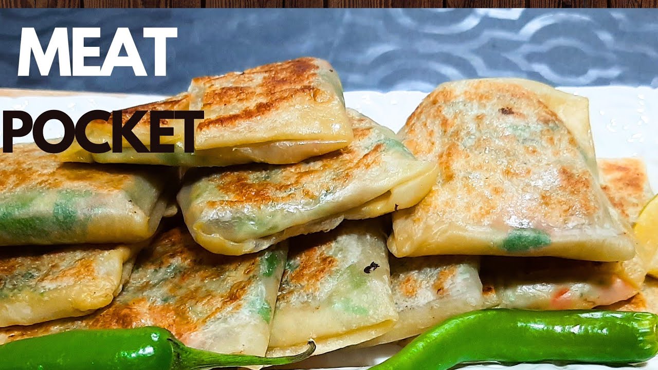 How to make Meat Pocket/Mutabbaq Recipe - YouTube