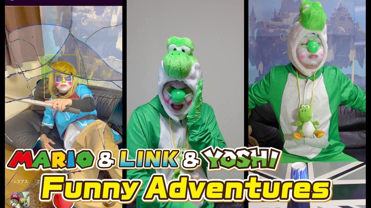 The Funny Adventures of Mario & Link ＆ Yoshi 🤣 ＃159 - YouTube