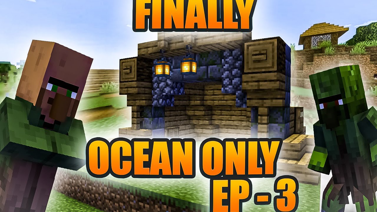 Finally, We Are Zombie Doctor In Minecraft Ocean Only EP - 3 - YouTube