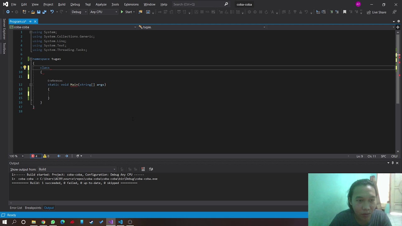 Penjelasan perbedaan parameter dan constructor - YouTube