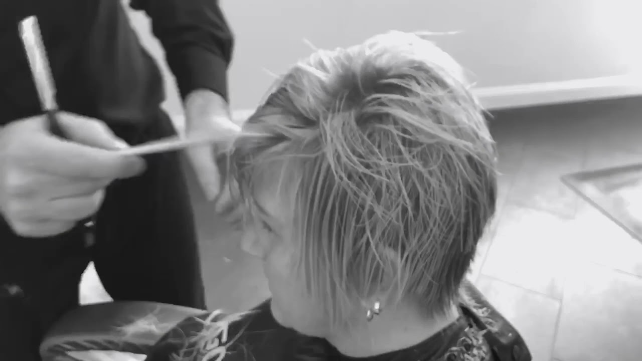 Short And Sexy Hair Cut Youtube