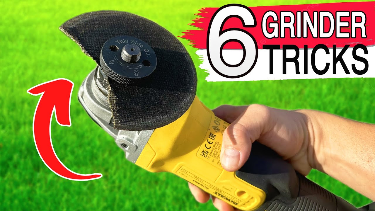 6 Genius Tips and Tricks to Master Your Angle Grinder Like a Pro! - YouTube