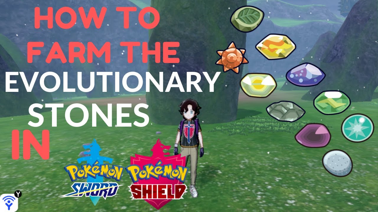 HOW TO FARM EVOLUTION STONES IN SWORD AND SHIELD (Pokemon SwSh) - YouTube
